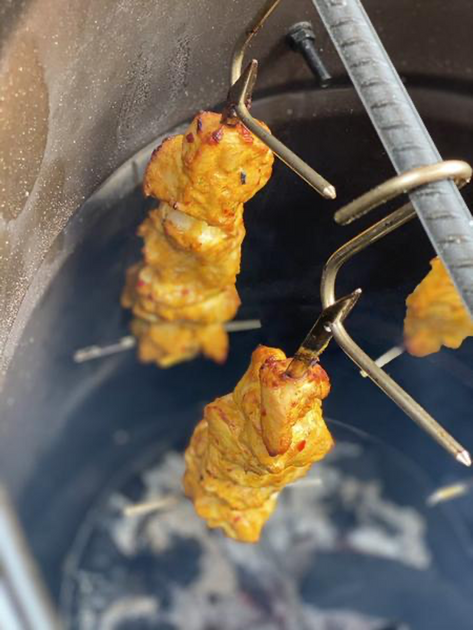 Tandoori Chicken Kebabs – Pit Barrel Cooker